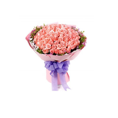 100 Pink Roses – Vision Gift Shop